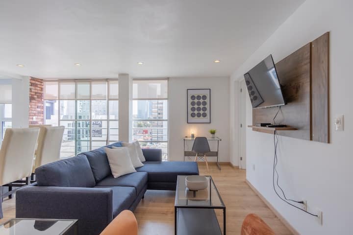 Lovely 3 Bedroom Condo In Condesa W/ Amazing Views - Mexiko-Stadt