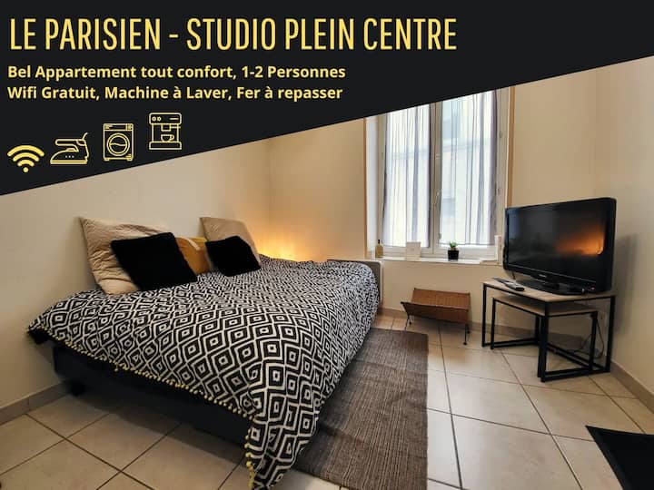 Le Parisien, Charmant Studio, Plein Centre Tarbes - Tarbes