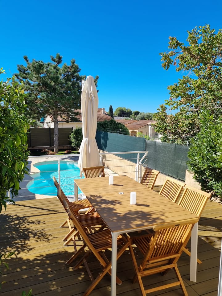 Appart Proche Plage/centre Charme Piscine Privée - Le Castellet