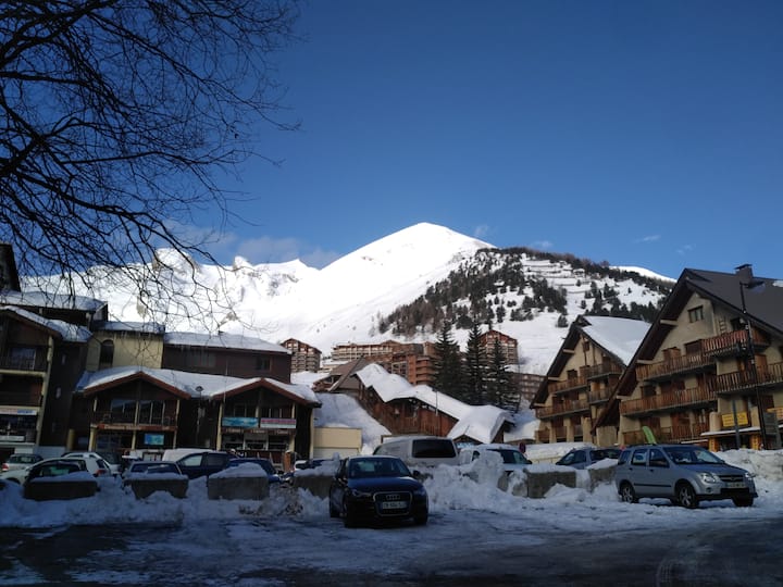 Studio Centre Station 4/6 Couchages - Val d'Allos