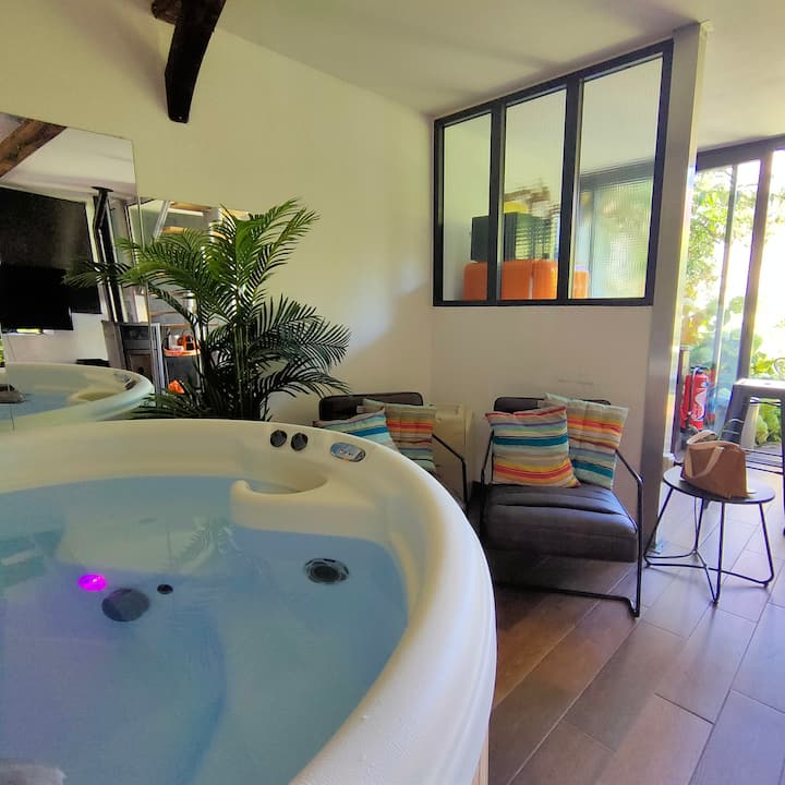 Baie De Somme Cottage Avec Jacuzzi Privé Et Vélos - Abbeville