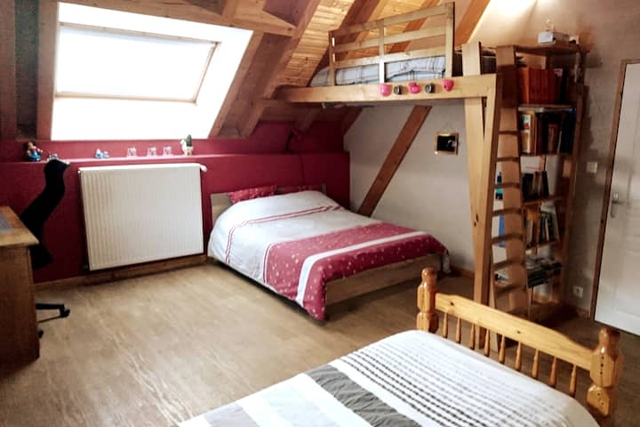 Chambre Chez L'habitant En Toute Simplicité - Orbey