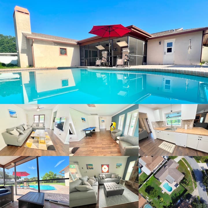 *Dream Vacation Home Heated Pool Near Beach Quiet - Largo, FL