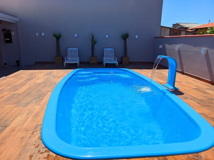 Casa Melhor Padrão, Próxima A Praia, Com Piscina - Itapoá