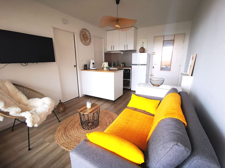 T2 Cocooning Avec Clim, Wifi, à 2 Pas De La Plage - Frontignan