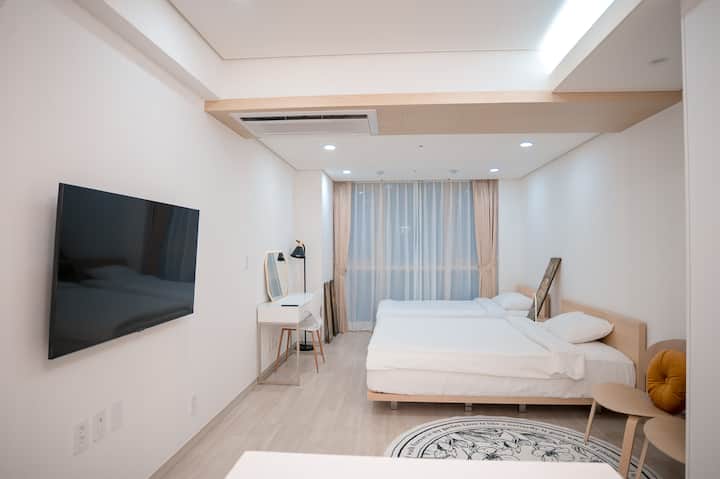 14[센텀빅토리아]패밀리트윈(3인)#벡스코앞#어메니티제공#무료주차#외국인환영#리모델링32 - Busan