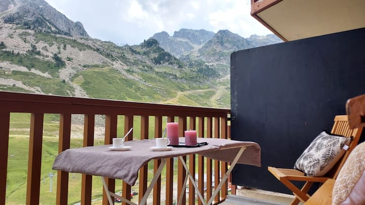 Superbe 3 Pièces Vue Panoramique Pieds Des Pistes - La Mongie