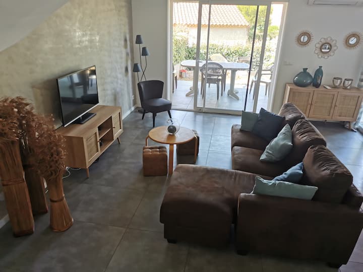 Maison Chaleureuse Avec Parking Privée - Six-Fours-les-Plages