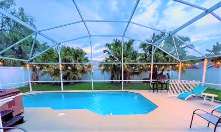 Cheerful 4-bedroom Home With Pool - Kissimmee