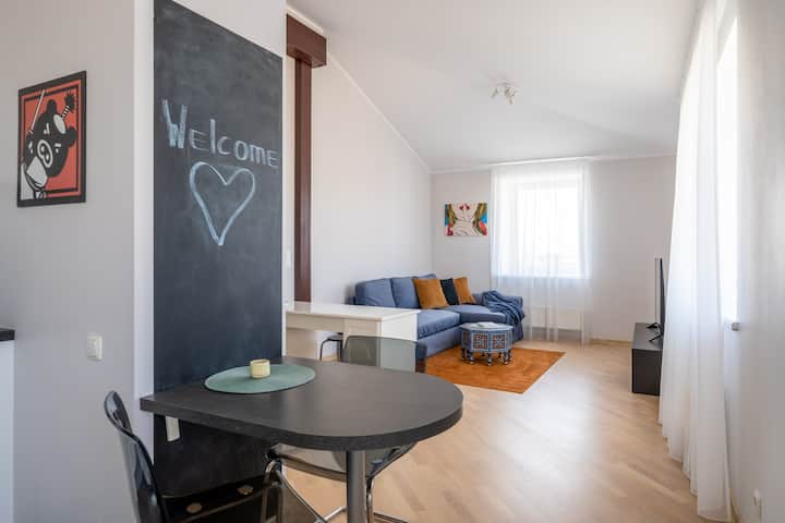 Top Location | Quiet Area | Rooftop Retreat! - Riga
