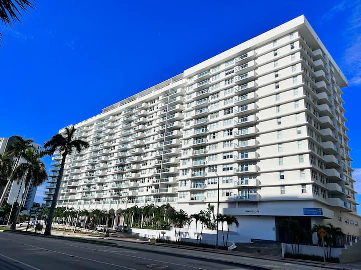 2br Direct Beach Access + Free Valet Parking - 邁阿密海灘