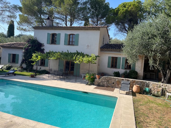Villa Provençale Et Piscine Calme, Vue Imprenable - Mouans-Sartoux