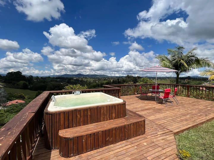 Agradable Casa De Campo Con Jacuzzi - Rionegro