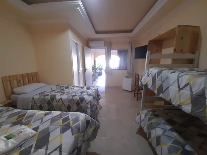 Suíte 815 Quíntupla Vista Mar - Pousada Ceará - Aquiraz