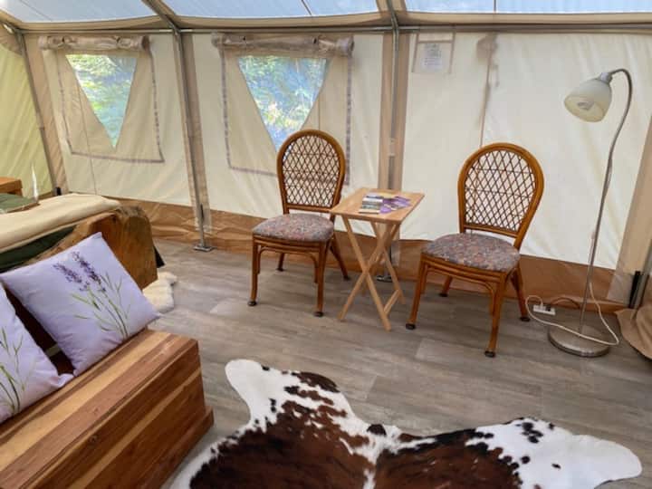 Lavender Glamping Tent &
  Heater And Fridge. - Sequim, WA