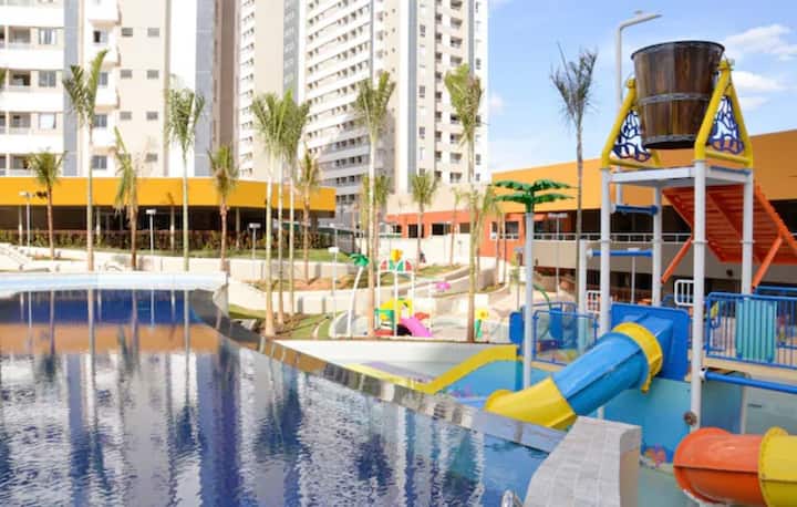 Flat Encantador Com Piscina No Solar Das ÁGuas - Olímpia