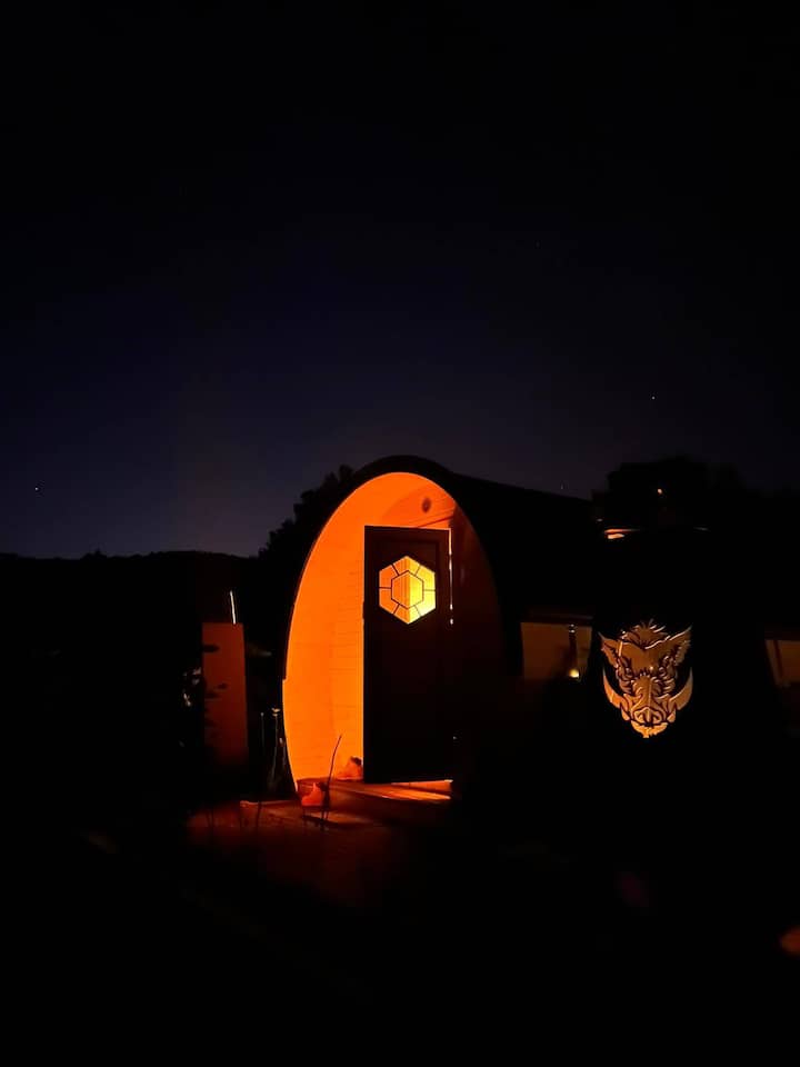 Viking Hut Thor Set Amid Rainforest W/hot Tub - Greymouth