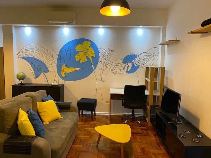 Apartamento Na Frente Da Praia Em Santos - Santos