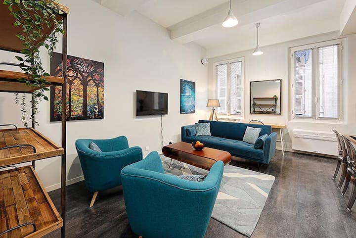 Suite Rossetti 2chbrs ,Centrale Vieux Nice/clim - Nizza