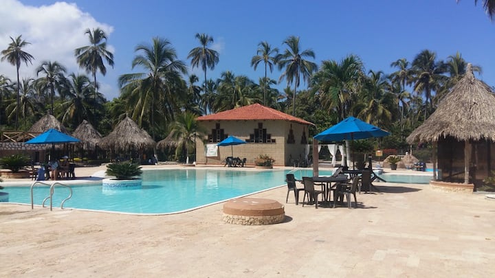 Espectacular Cabaña En Mendihuaca Caribbean Resort - 