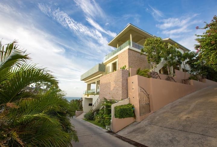 High Quality Spacious Sea View Villa In Choengmon - Ko Pha Ngan