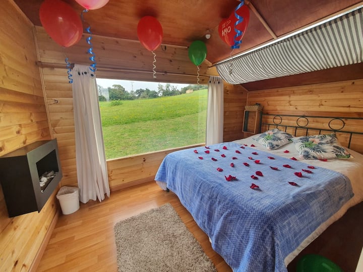 Hobu Montaña, Cabañas Eco Tipo Glamping. - La Calera, Colombia