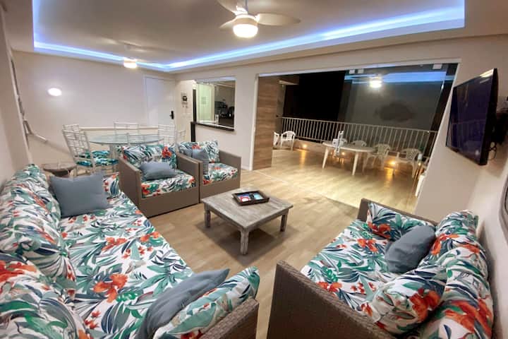 Cobertura Duplex Moderna E Confortável. - Guarujá