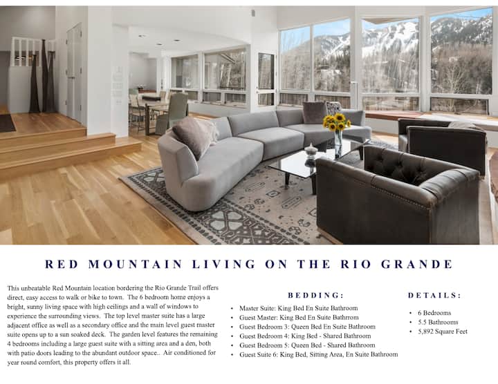 Spectacular 6 Bedroom Home On Willoughby Way Aspen - Aspen, CO