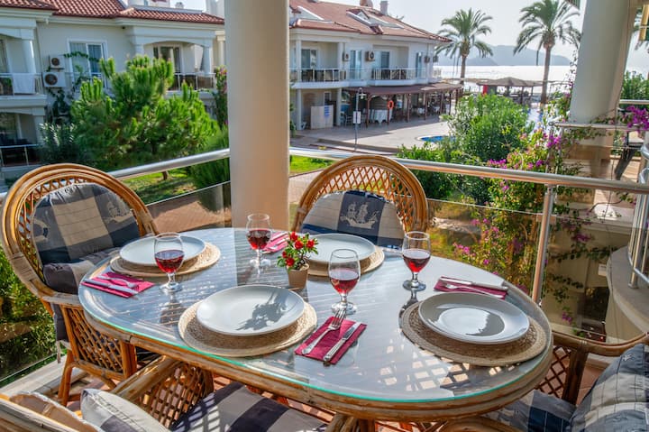 3-bedroom Seaview Apartment In A Holiday Complex. - Çalış Beach