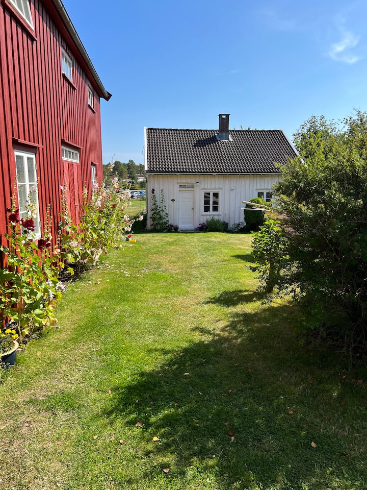 Idyllisk Sommersted Ved Sjøen. - Grimstad