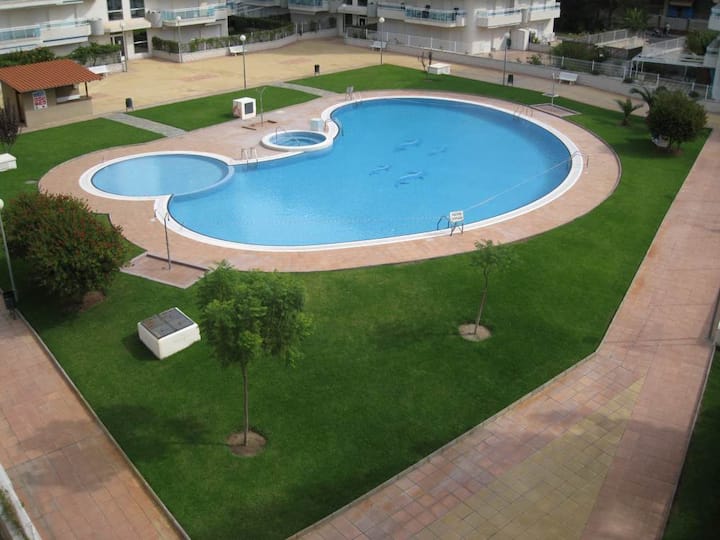 Precioso Apartamento Con Piscina, Tenis Y Pádel - Salou