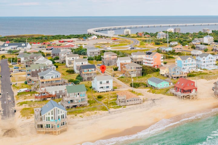 Semi-oceanfront With Hot Tub, Steps To Beach! - Rodanthe, NC