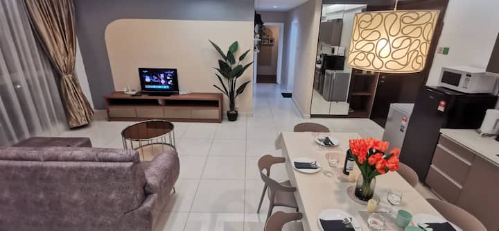 A108-kl City Nordic 3br 1-8pax Infinity Pool / Wtc - Kuala Lumpur