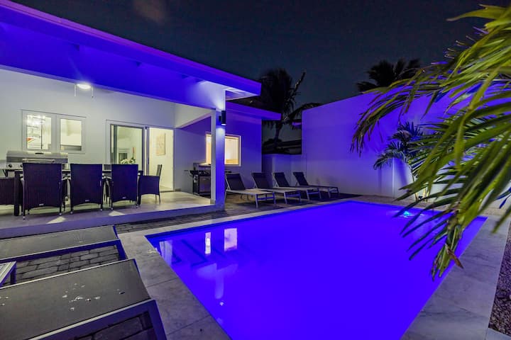 5br Villa W/ Private Pool 10 Min Walk> Eagle Beach - 荷屬阿魯巴