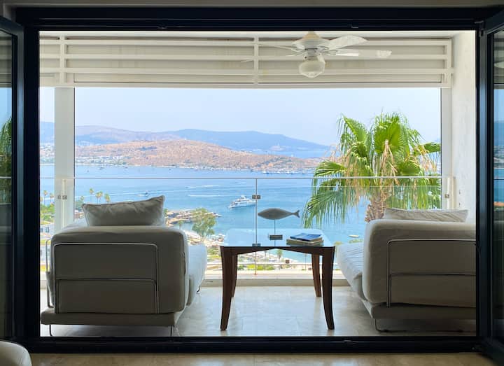 Palm House - 2br W/pool + Parking - Bodrum