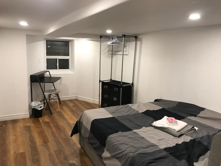 Bright Bedroom In Basement - Toronto