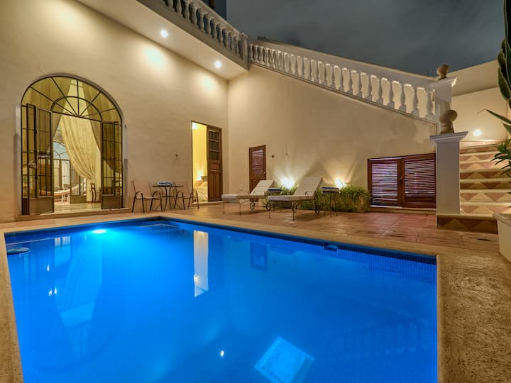 Lively Colonial Home In Centro - Mérida