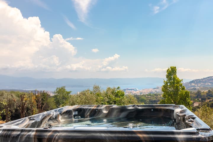 Casa Lc Chambre1 Splendid Vue Mer Et Jacuzzi - Ajaccio