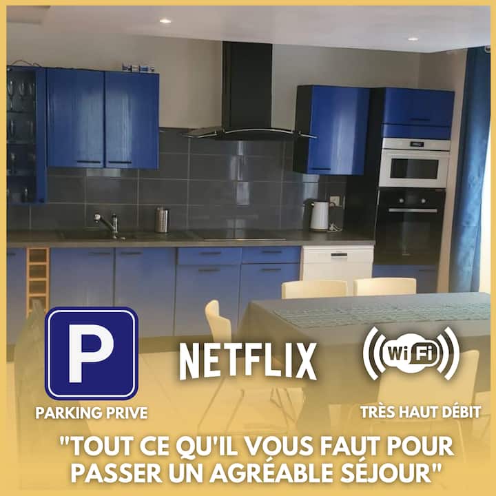 Le Keny -10mn Genève-6 Pers-lumineux-parking Privé - Bonneville