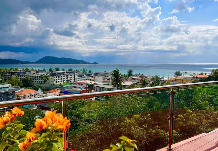 Andaman Hills - Panoramic Sea View House With Maid - Pa Tong