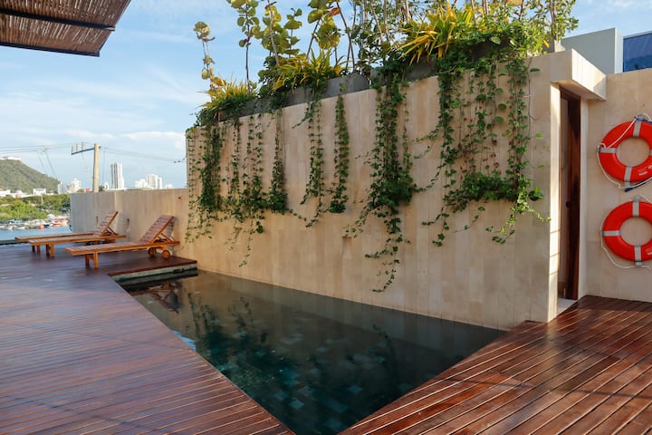 Relaxing Apt W/ Spectacular View In Getsemani! - Cartagena