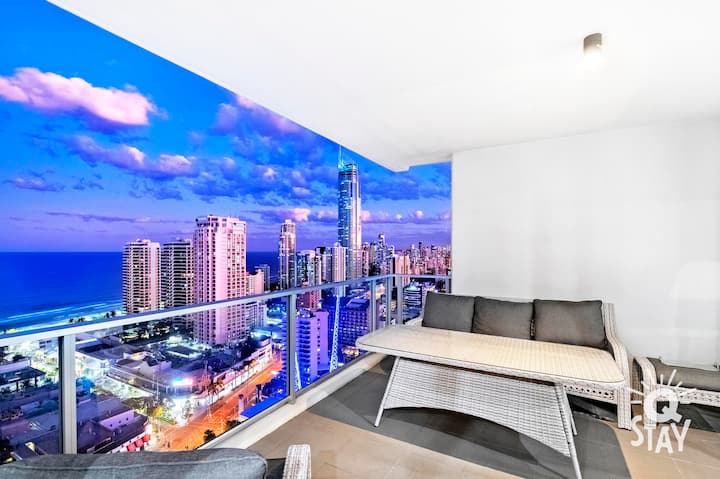 Circle On Cavill – 2 Bed Ocean High Floor Unit - Gold Coast