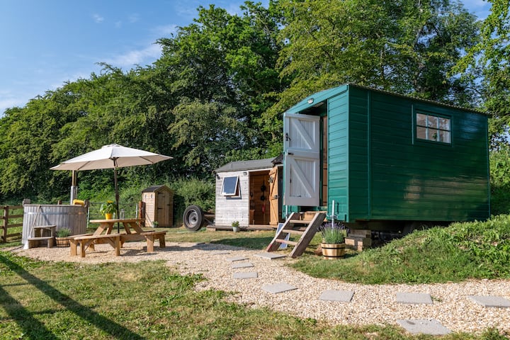 Sweetcombe View Offgrid Shepherd's Hut And Hot Tub - Sidmouth