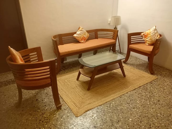 Heritage Pondy Indep Equipped Mini 2bhk, Rockbeach - Puducherry