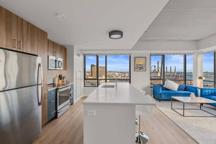 Fabulous View 3bed 2bath Apartment By Assembly Row - Everett, MA
