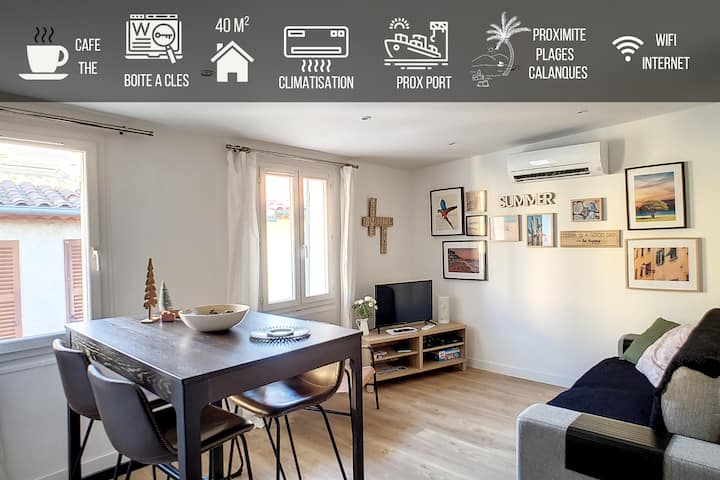 Vanille Wifi Calanques Plages Port Tout à Pieds - La Ciotat