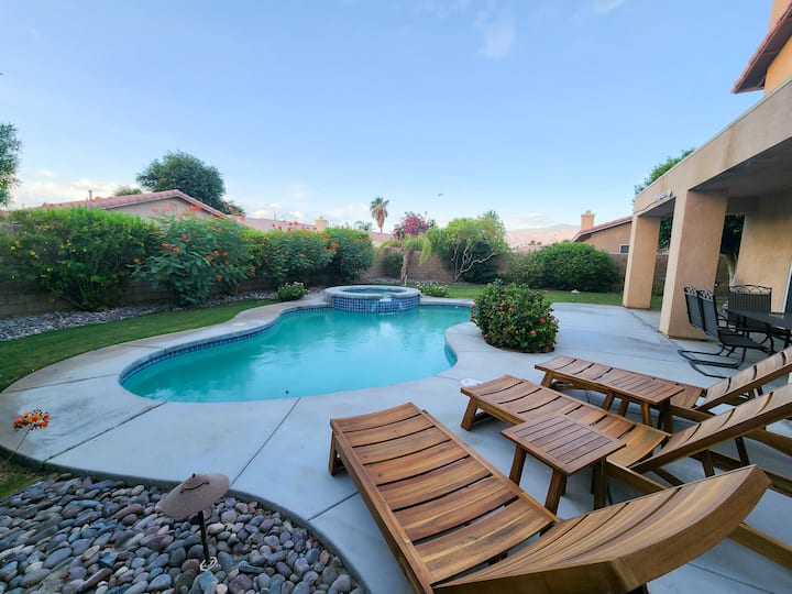 Safari House Pool 2500sf 5b3b Close To Everything - Indio, CA