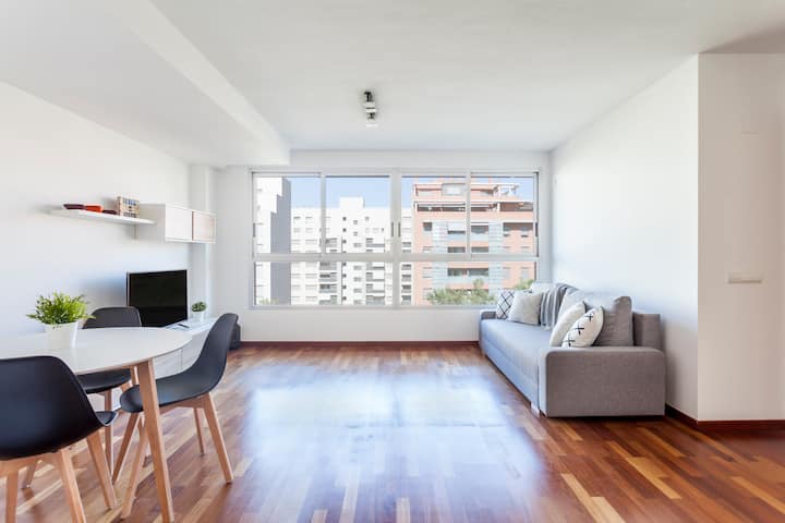 Apartamento Con Piscina, Garaje, Ac Y Wifi - Valencia