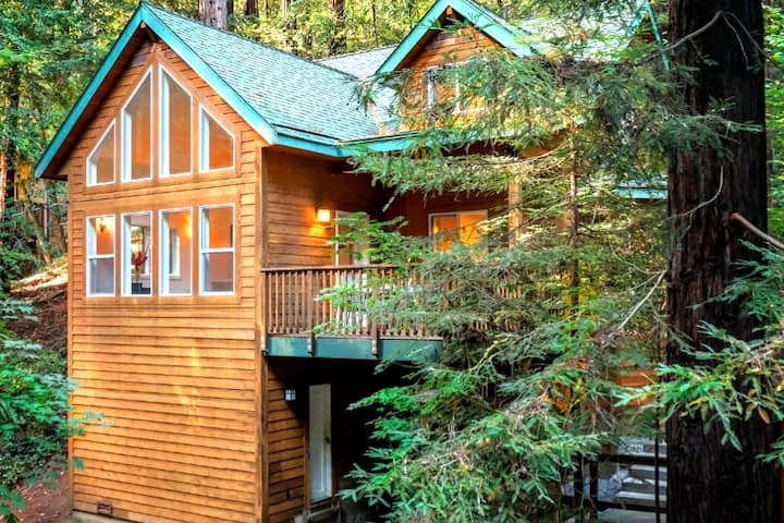 Wood Chalet! Stylish-near River-guerneville Httb - Guerneville, CA