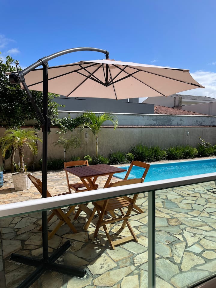 Casa Com Piscina A 1 Quadra Do Mar - Itapoá